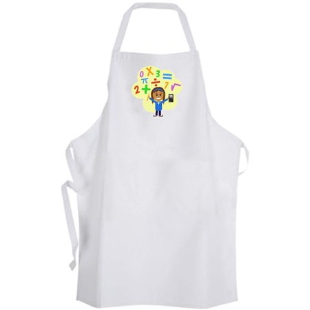 Math Girl Adult Size Apron - School Learn Teacher Geek Nerd | Walmart ...