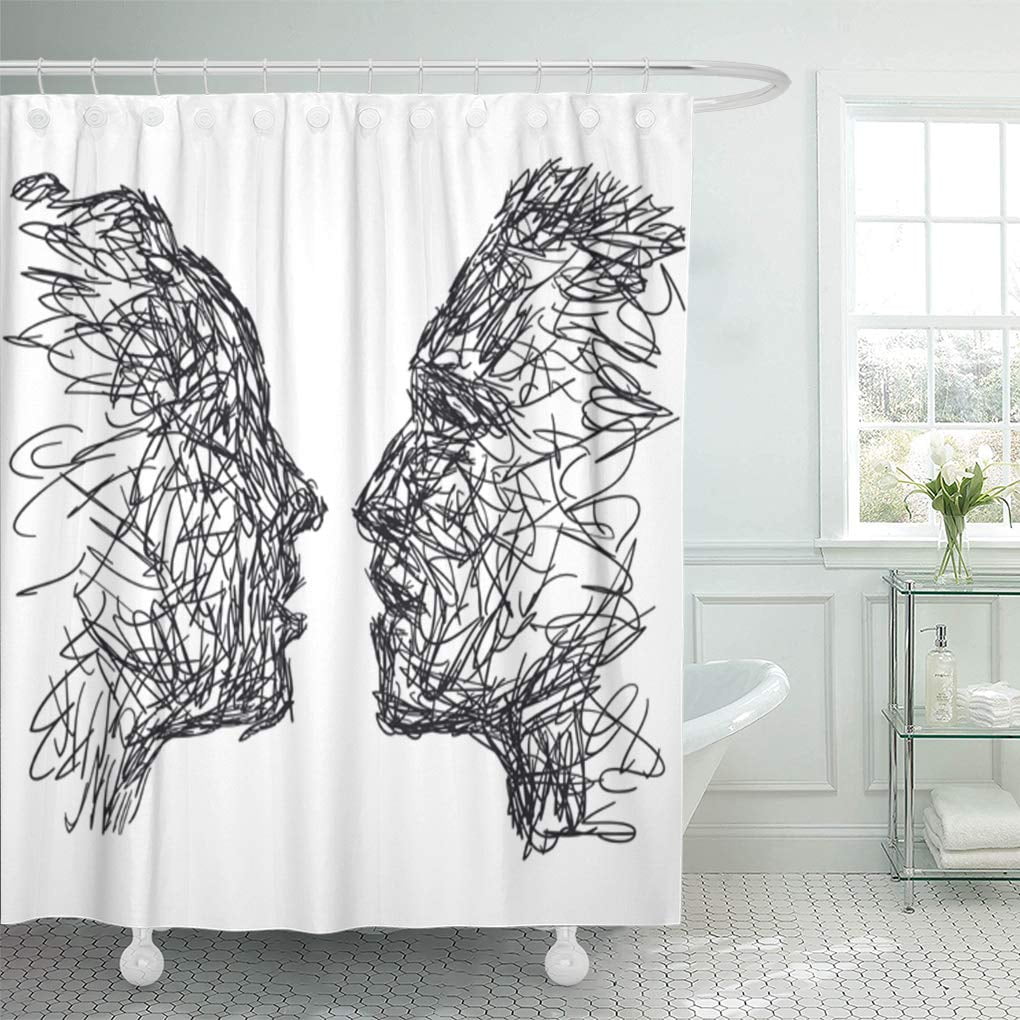 Shower Curtain Drawing