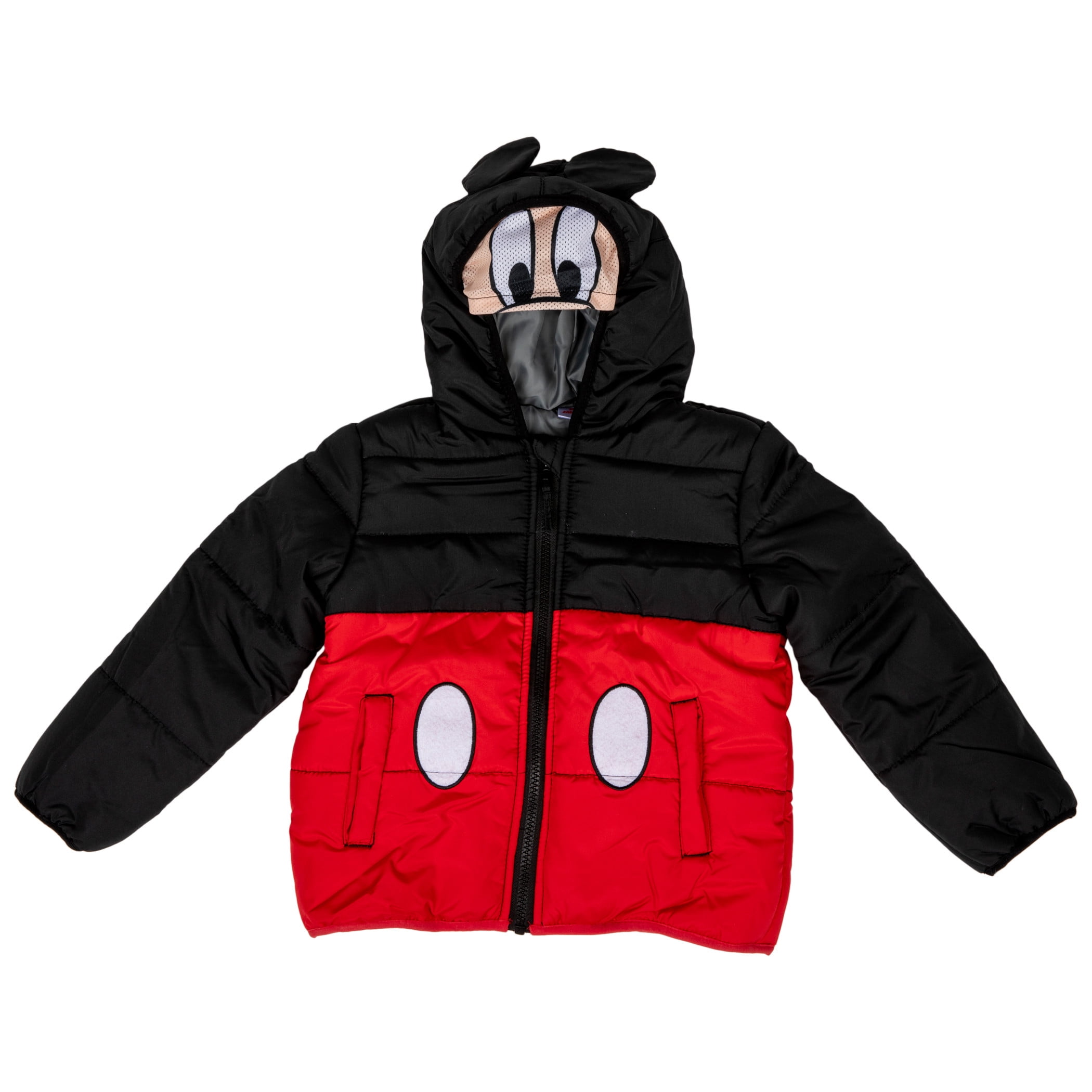 Disney Mickey Mouse Costume Puffy Kids Jacket-Toddler 2T - Walmart.com