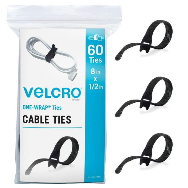Bridas para cables marca VELCRO, resistentes, reutilizables, 60 ...