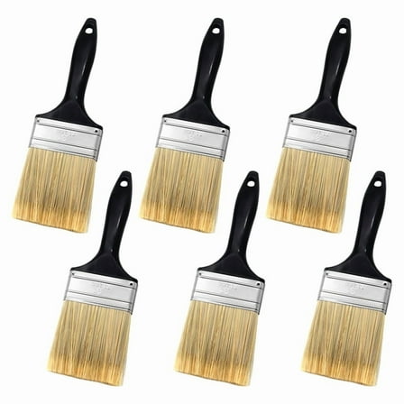 KOHAND 10 Pack 3 inch Paint Brush, Plastic Handle Paint Brushes for DIY ...
