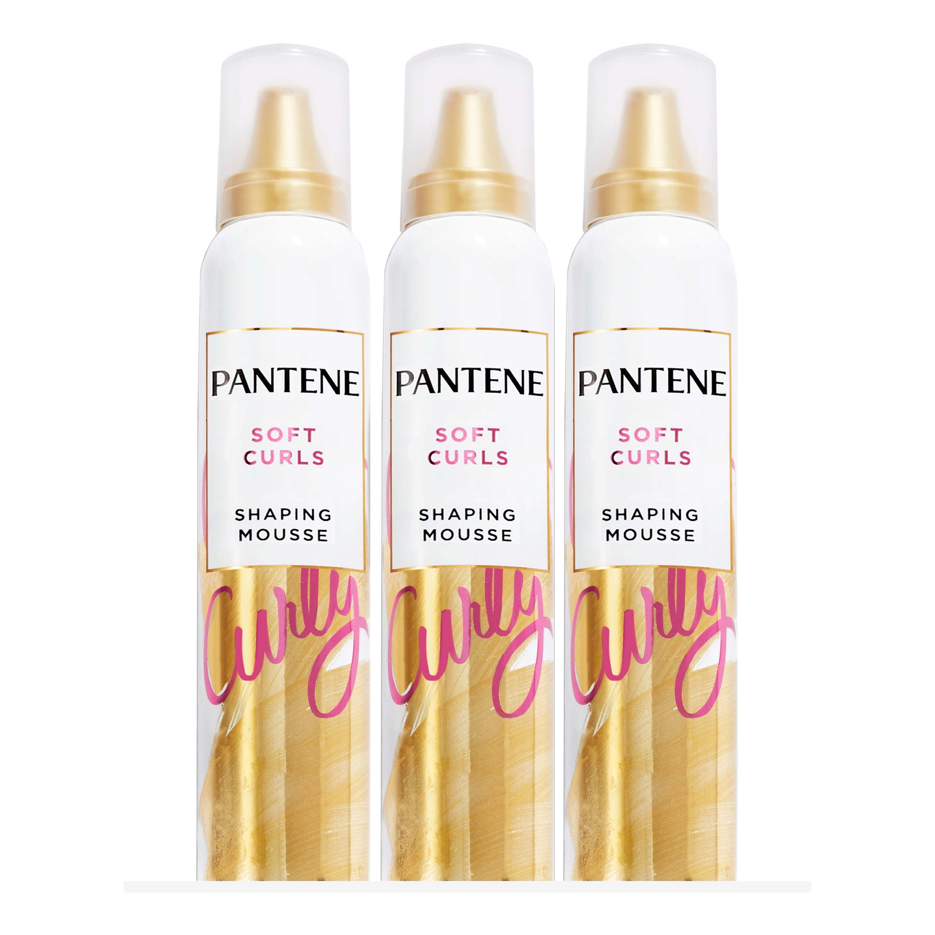 Pantene Mousse for Curly Hair, Foam Mousse for Women for Soft, Defined ...