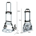 Dbuoem Heavy Duty Trolley with Telescoping Handle Foldable Design Stair ...