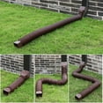 2 Pack Rain Gutter Downspout Extensions, Upgraded Flexible Drain Down ...