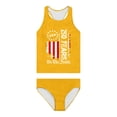 CAIXIA 4Th Of July Swimsuits Girls Teen Bathing Suit Color Block 250 ...