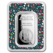 APMEX 1 oz Silver Bullion Mini Brick - Walmart.com