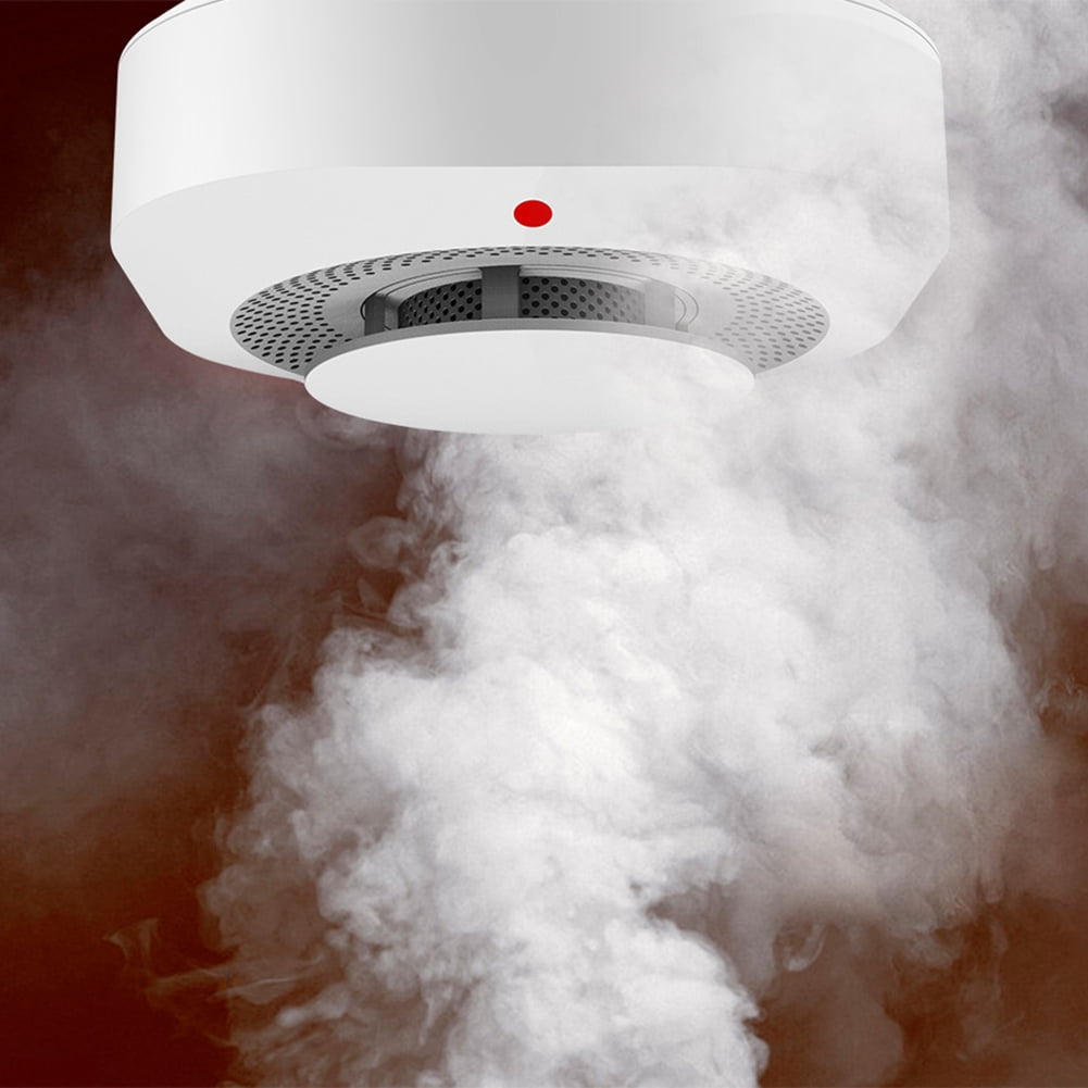 WiFi Tuya Smoke Detection Sensor APP Push Fire Alarm Sensor Anti ...