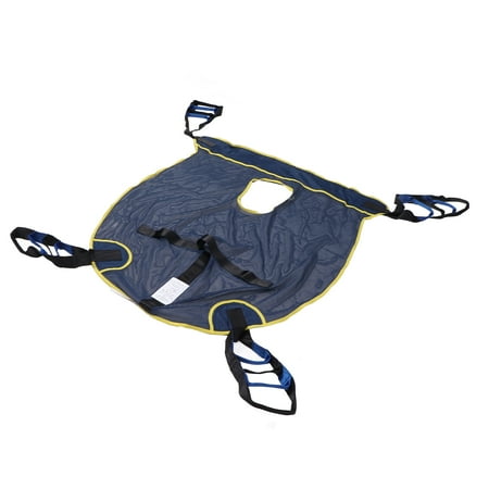 Patient Lift Sling, Washable Patient Lift Sheet 4 Adjustable Lanyard ...
