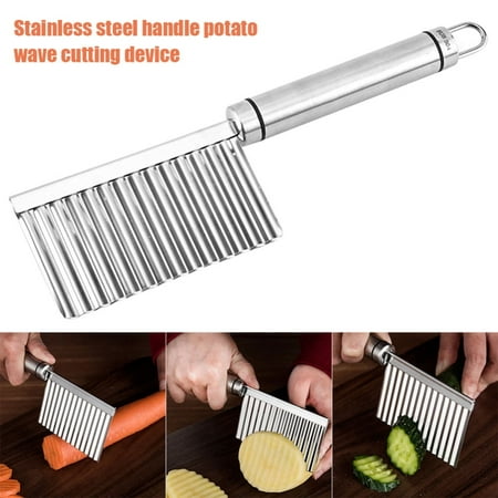 Ripple Wave French Fries Knives Stainless Steel Potato Cutter Handmade ...