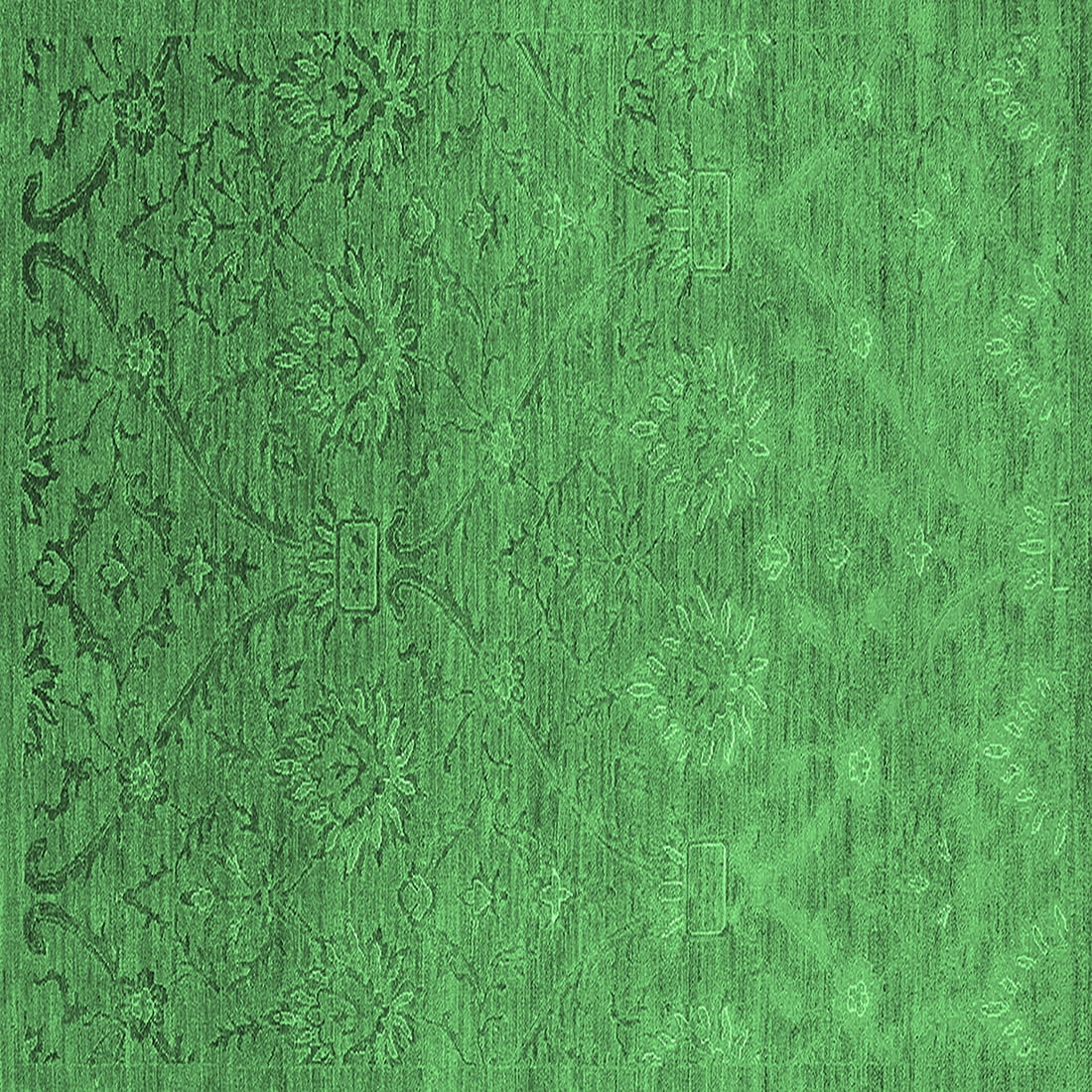 Ahgly Company Indoor Square Oriental Emerald Green Industrial Area Rugs ...