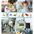 DolliBu Green Dinosaur Stuffed Animal with Soccer Ball Plush - Soft ...