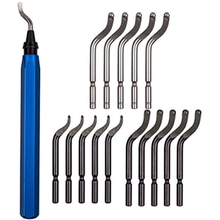 ew 15pcs Tool Sets Rotary Deburr Blades Set etal Deburring Tool Kit for ...