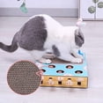 3 -in-1Mouse Hunt Cat Toys, SharkDad, 5 Holes Wooden Solid Whack a Mole ...