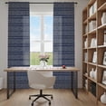 Black White Pixels Sheer Curtains for Living Room Bedroom, Modern ...