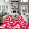 5'x8' Area Rugs, Valentine's Day Indoor Outdoor Area Rug for Living ...