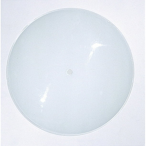 Satco 13in Round White Diffuser Glass Globe Shade White - Walmart.com ...