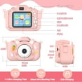 Camera for Kids, Kids Camera with Silicone Cover and 32GB SD Card 1080P ...