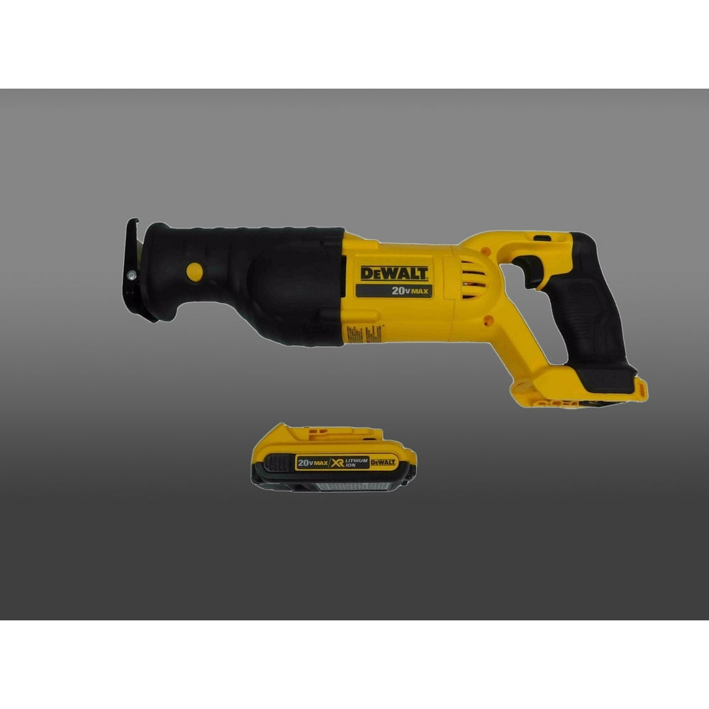 Dewalt 20V Cordless Reciprocating Sawzall DCS380 with DCB203 2.0Ah ...