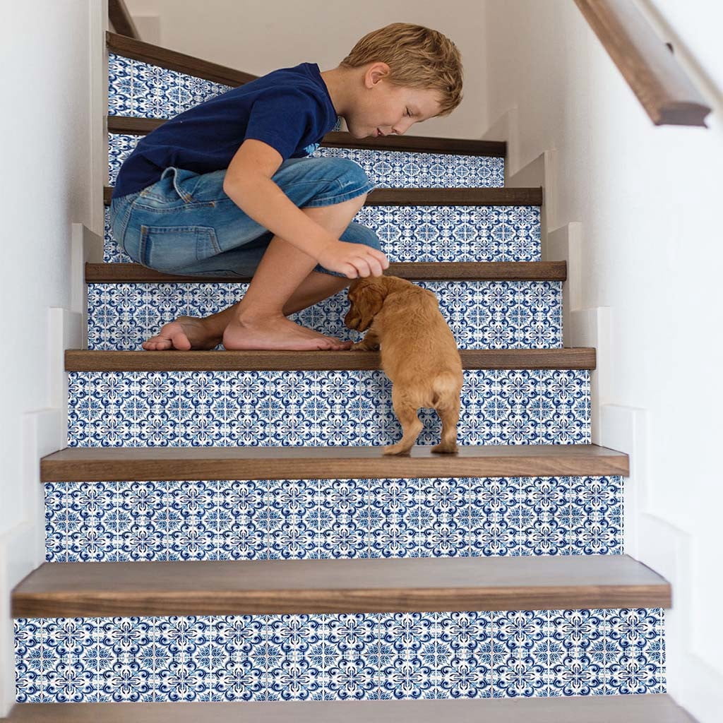 YZHM 3D Simulation Stair Stickers Waterproof Wall Stickers Diy Home ...