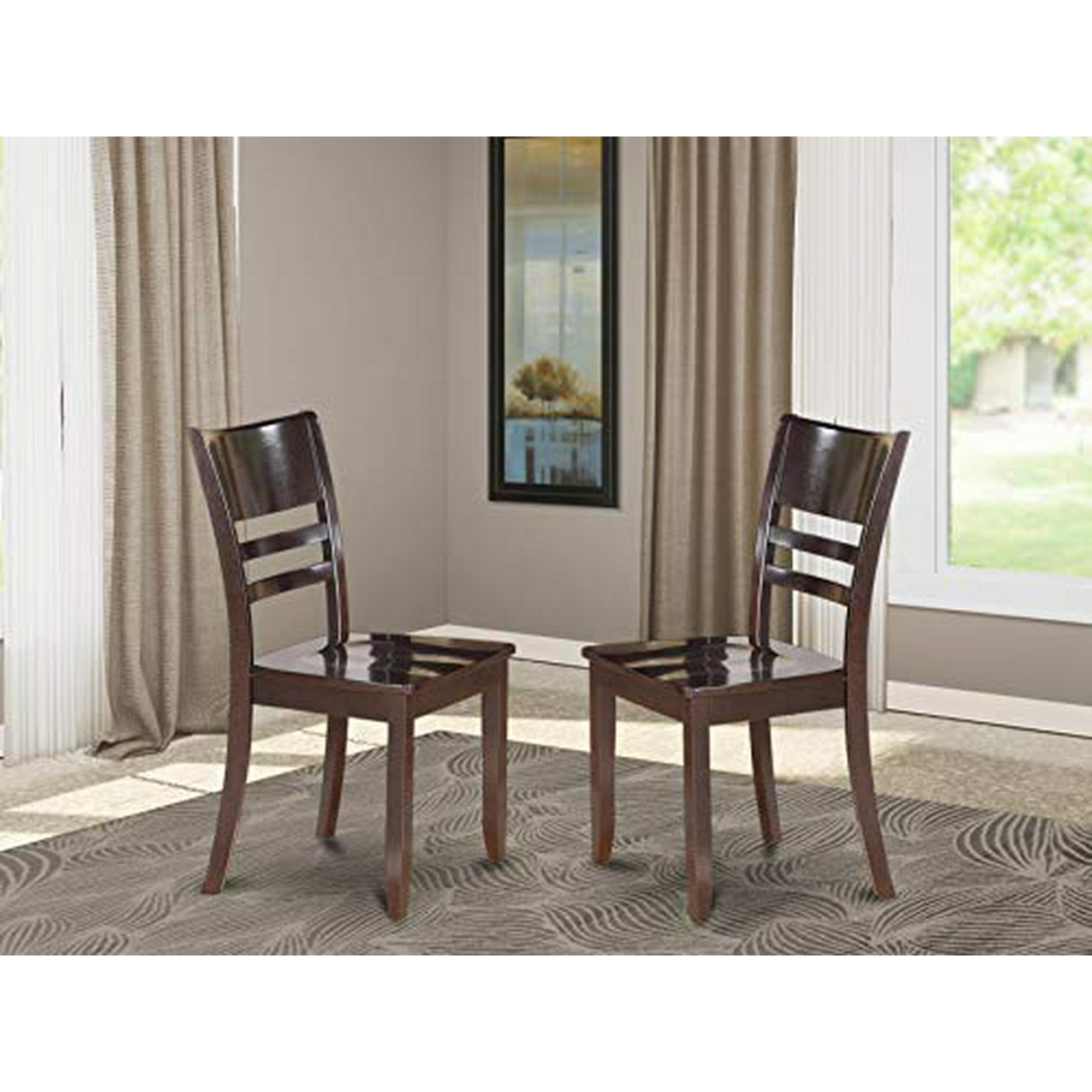 Click here for East West Furniture Lynfield Dining Chair - Wooden... prices