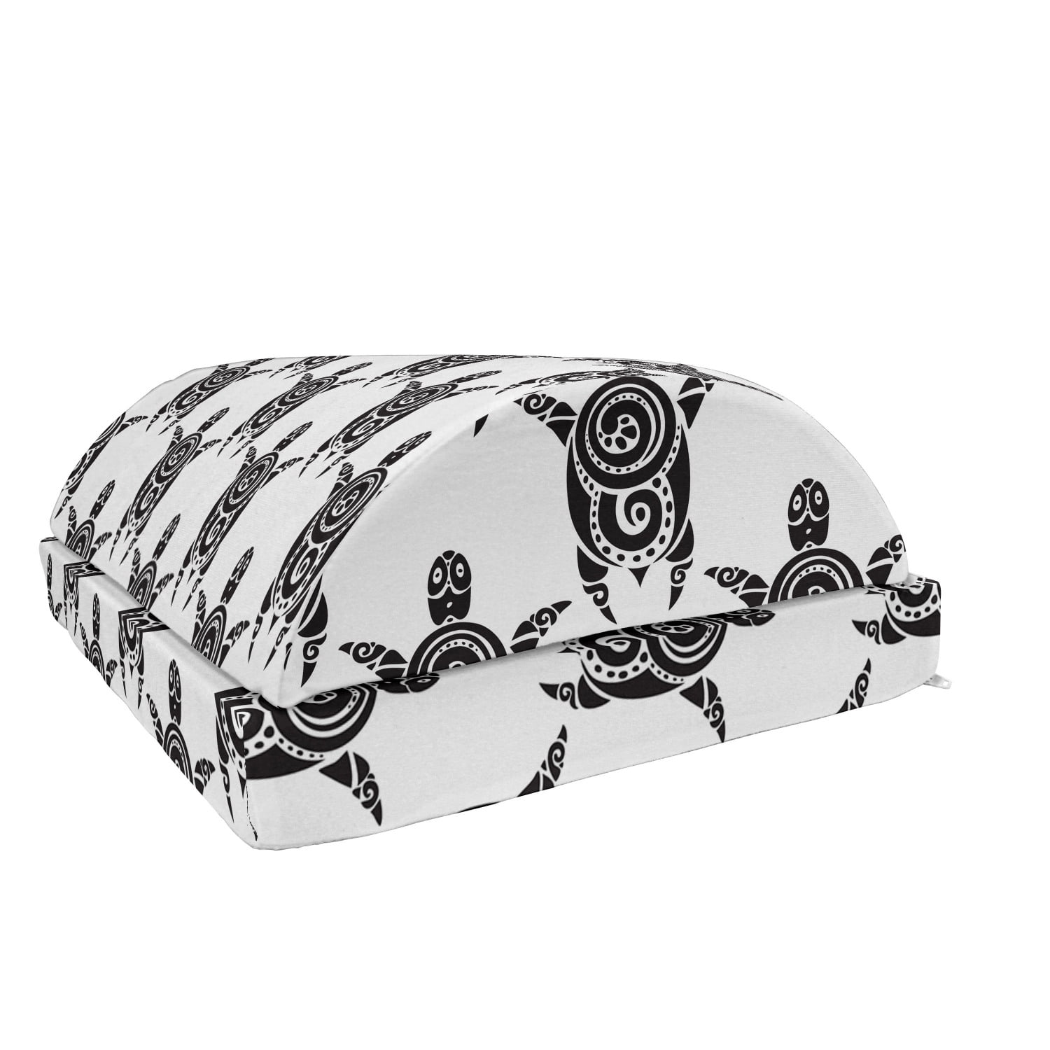 Tattoo Foot Rest, Pattern with Sea Turtles in Maori Style Polynesian ...
