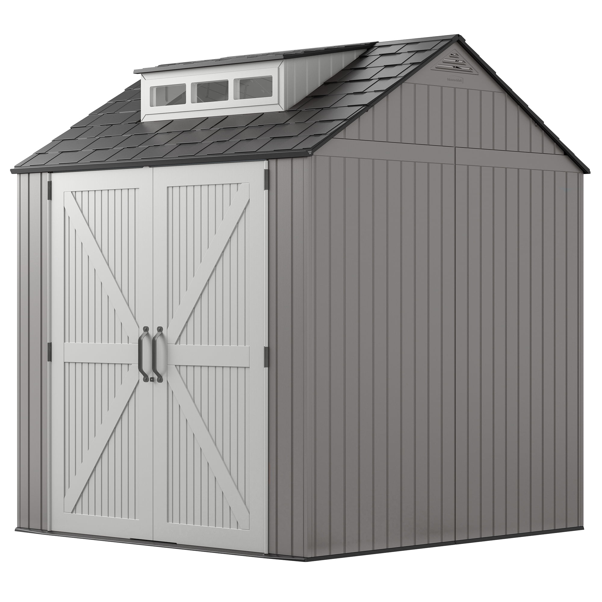 Rubbermaid 7 x 7 Foot Weather Resistant Resin Outdoor Storage Shed ...