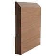 EWBB15 Beveled Edge Baseboard 5-1/4" Tall x 11/16" Moulding Unfinished ...