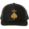 Ace King Queen Jack Embroidered Trucker Hat Playing Card Suits Graphic ...