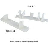 Tenn-Tex B-340 False Front Clips/Drawer (4 1/4" Opening) Set with ...