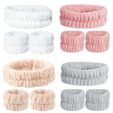 Bliss Women's Spa Headband - 2 Pack Microfiber Makeup Headband with Bow ...