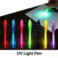 7 PCS Invisible Ink Pen with Light Invisible Pen Magic Pen Highlighter ...
