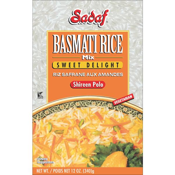 Sadaf Shireen Polo | Sweet Delight Basmati Rice Mix - 12 oz. - Walmart.com