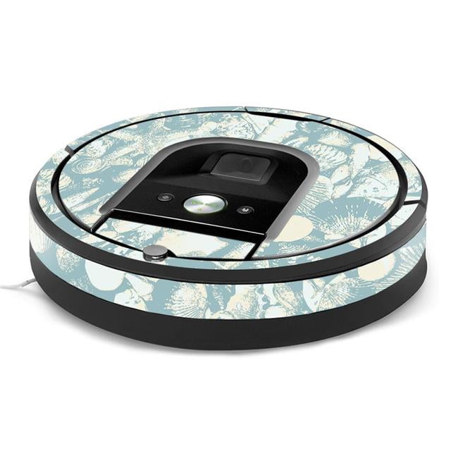MightySkins IRRO960MIN-Blue Seashells Skin Decal Wrap for iRobot Roomba ...