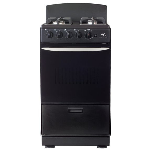 Avanti 20" Single Free Standing Compact Gas Range Stove Oven, Stainless ...