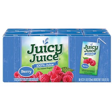 Juicy Juice 100% Apple Juice, 4.23-Ounce Packages 8 boxes, (Pack of 5 ...