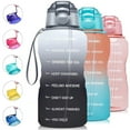 Giotto Large 128 oz/1 Gallon Motivational Water Bottle with Time Marker - Walmart.com