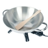 Presto 05900 Stainless Steel Electric Wok for Quick, Uniform Stir-Fry ...