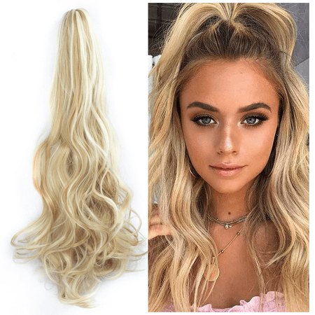 Curly Claw Clip Ponytail Wig Clip Ponytail Extension Gold | Walmart Canada