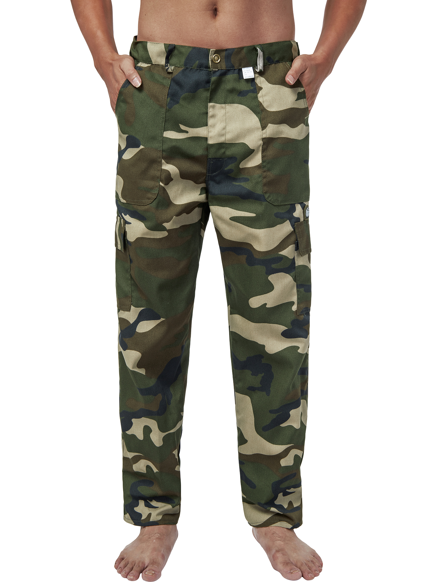 FANNYC Men's Military Camo Cargo Pants Big &Tall Mens Bdu Pant Army ...