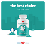 Coco and Luna Probiotics for Dogs - Diarrhea & Gas Support - 120 ...
