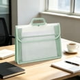 Blue Expanding File Folder A4 Waterproof Accordion Document Organizer ...