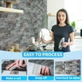 Art3d Peel and Stick Backsplash PVC Wall Tile, Stickon Tile for Kitchen ...