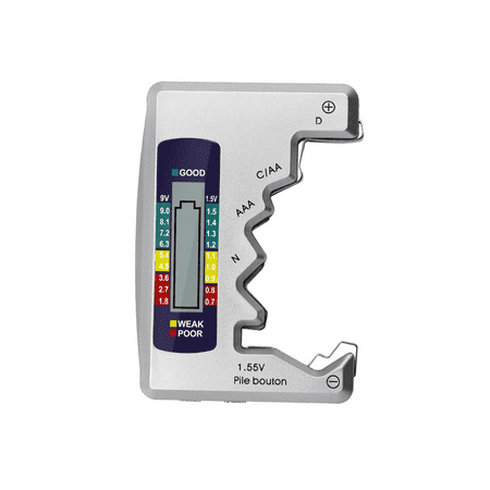 YDJKET Universal Battery Tester Digital Battery Checker Battery ...