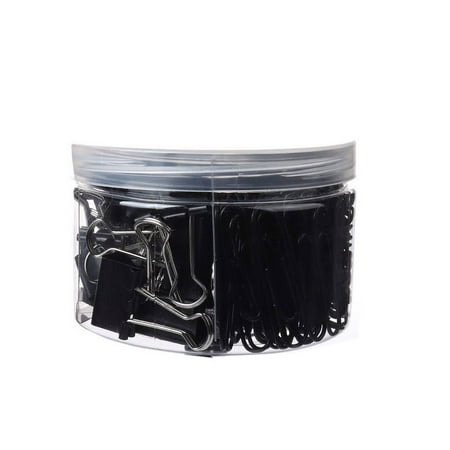 Justharion 240Pcs Boxed Set Desk Organizer Paperclips Black Colored ...