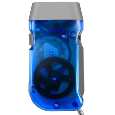 HIABIO Emergency Charger Flashlight Hand Crank Generator Wind Up Solar ...