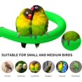 U Shape Parrot Perch Stand Toy Bird Platform Sand Paw Grinding Clean ...