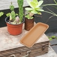 3 Pcs Rectangular Flower Pot Trays Saucers for Indoor Plants ...