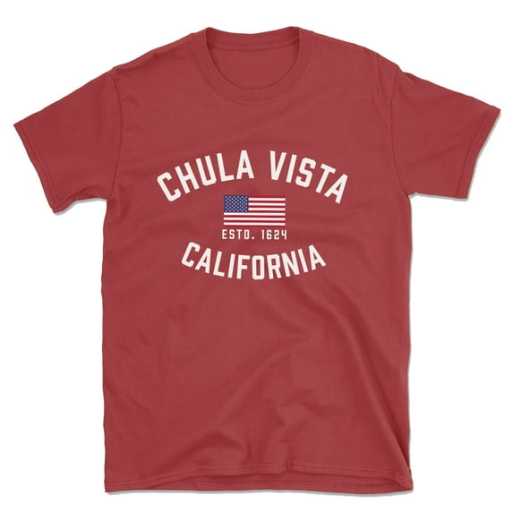 Chula Vista California Patriot Men's Cotton T-Shirt - Walmart.com