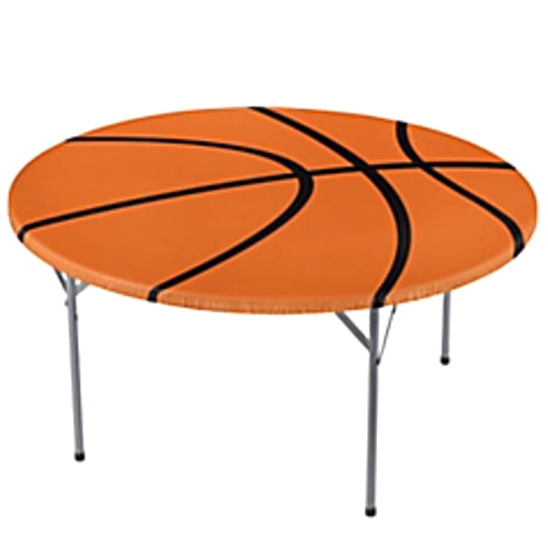 Shindigz Fitted Round Basketball Table Cover - Walmart.com - Walmart.com