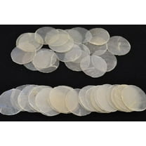 100 Pcs Round Flat Capiz Seashell Blank Discs 1 1/4" - Walmart.com